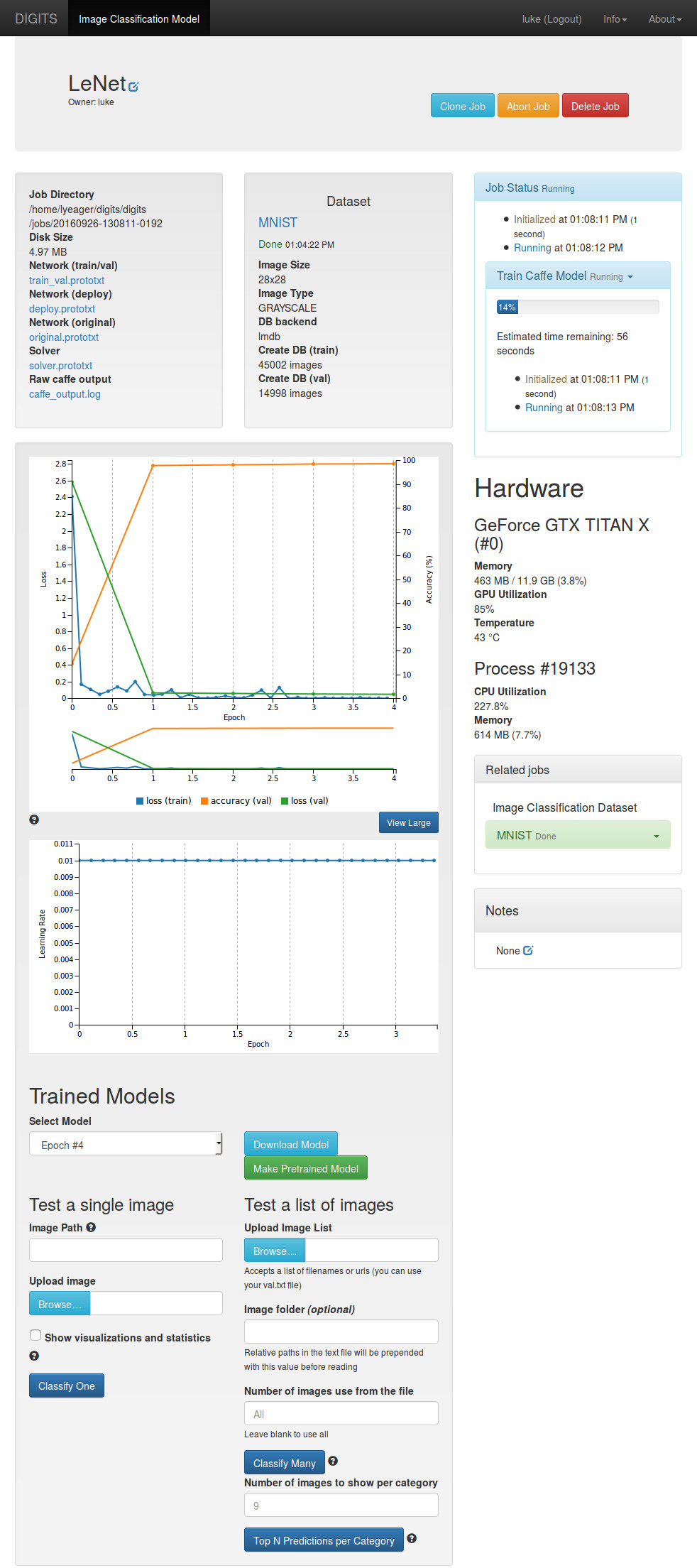 Introduction to Nvidia DIGITS with MNIST